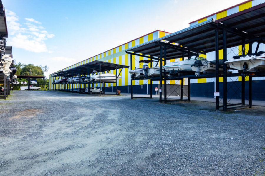 Dry Storage, Dry Stack, Boat Storage | Pleasure Cove Marina in Maryland