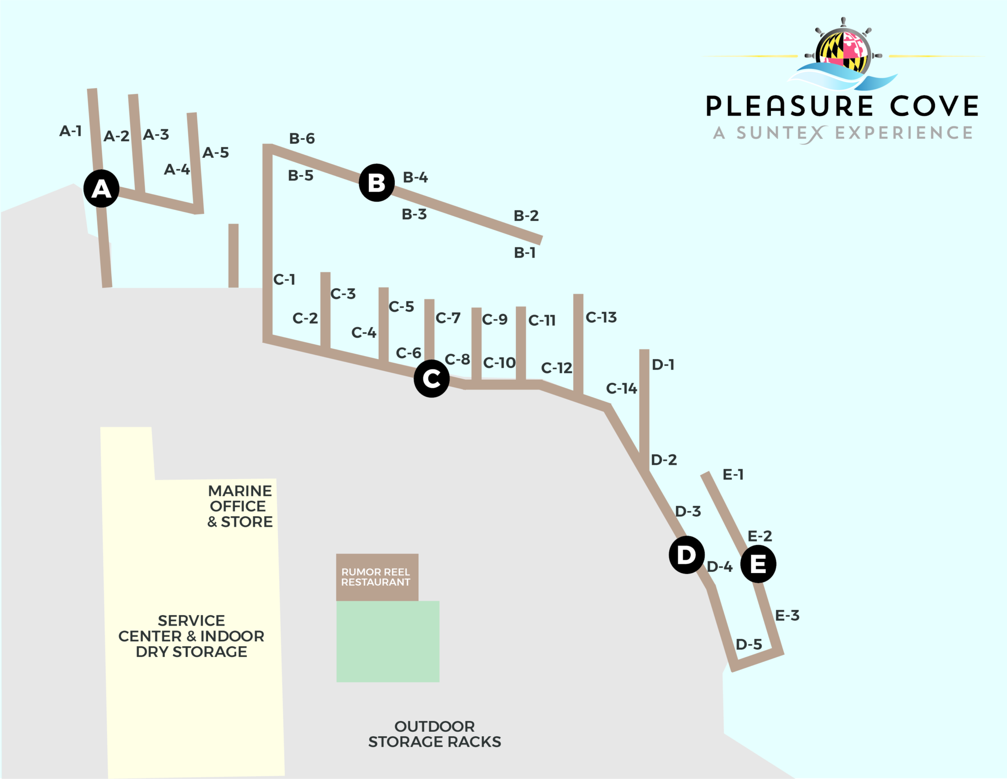 Boat Slips, Transient Slips, Dry Boat Storage | Pleasure Cove Marina